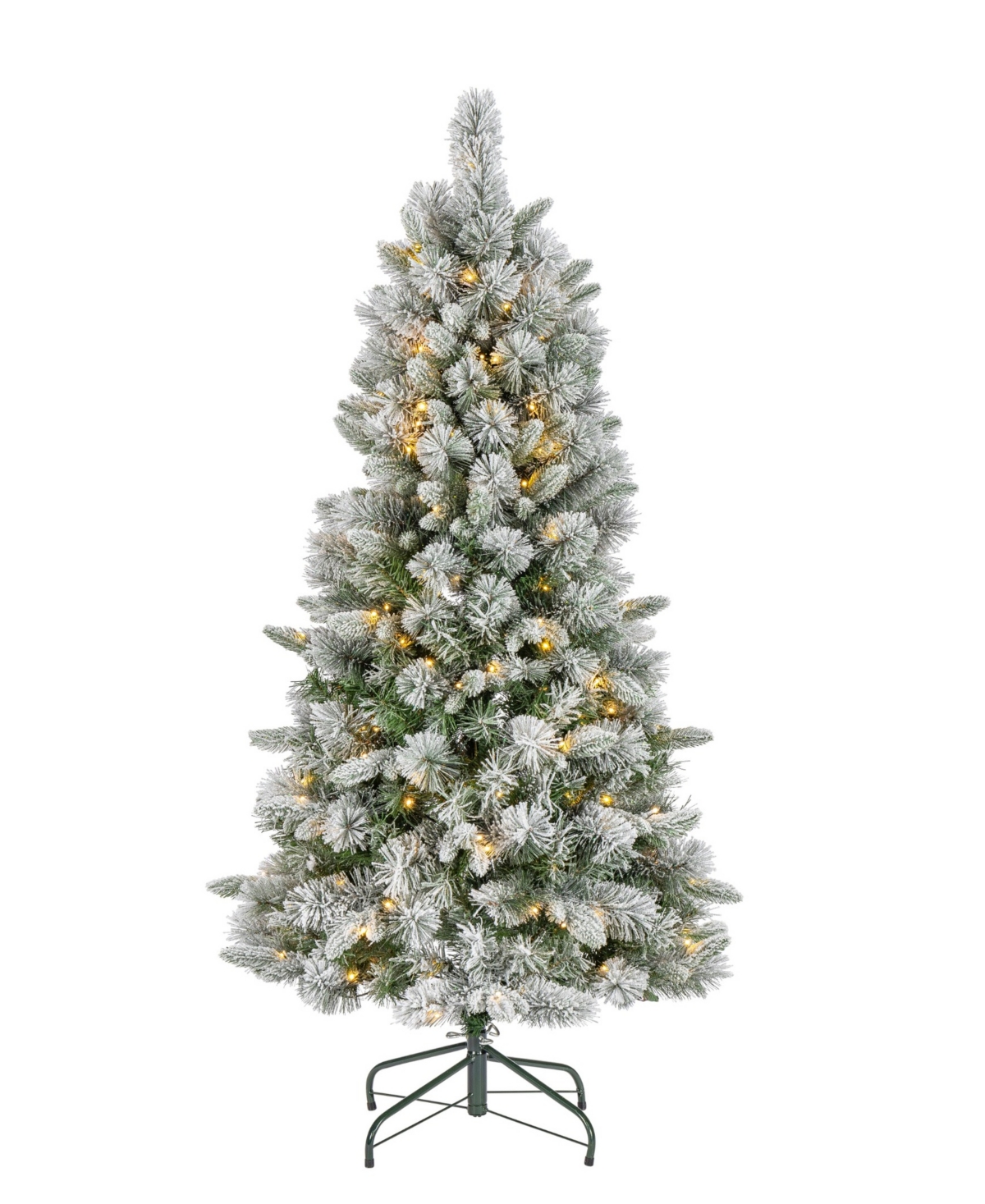 Click here for Hallmark 5 ft Pre-Lit Natural Cut Lightly Flocked... prices