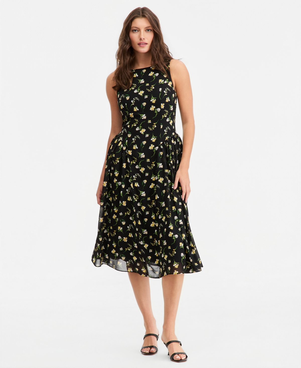 Click here for On 34th Womens Drop-Waist Midi Dress  Macys Exclus... prices
