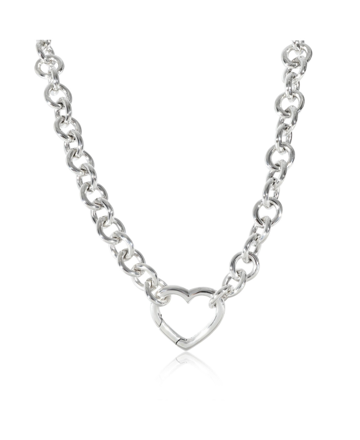Click here for Pre-Owned Tiffany & Co Sterling Silver Heart Clasp... prices