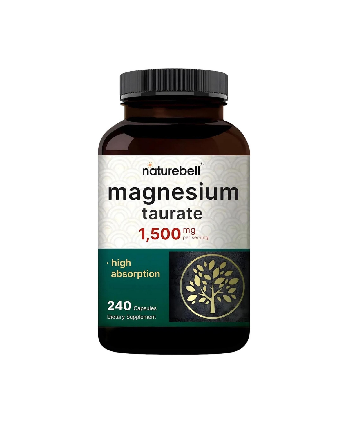 Click here for NatureBell Magnesium Taurate 1500mg 240 Capsules H... prices