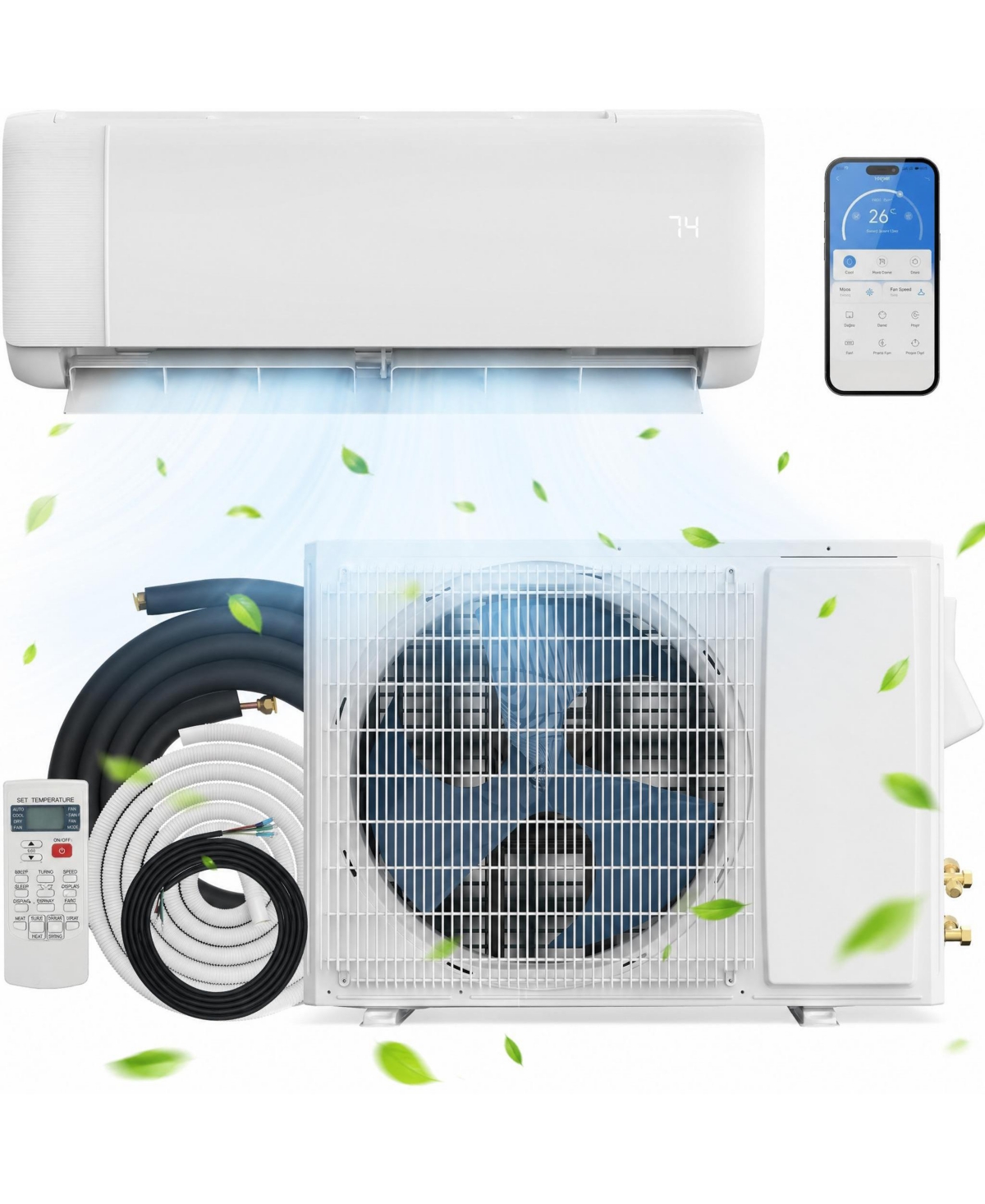 Click here for Xo 19 SEER2 18000 Btu Mini Split Ac and Heat Pump... prices