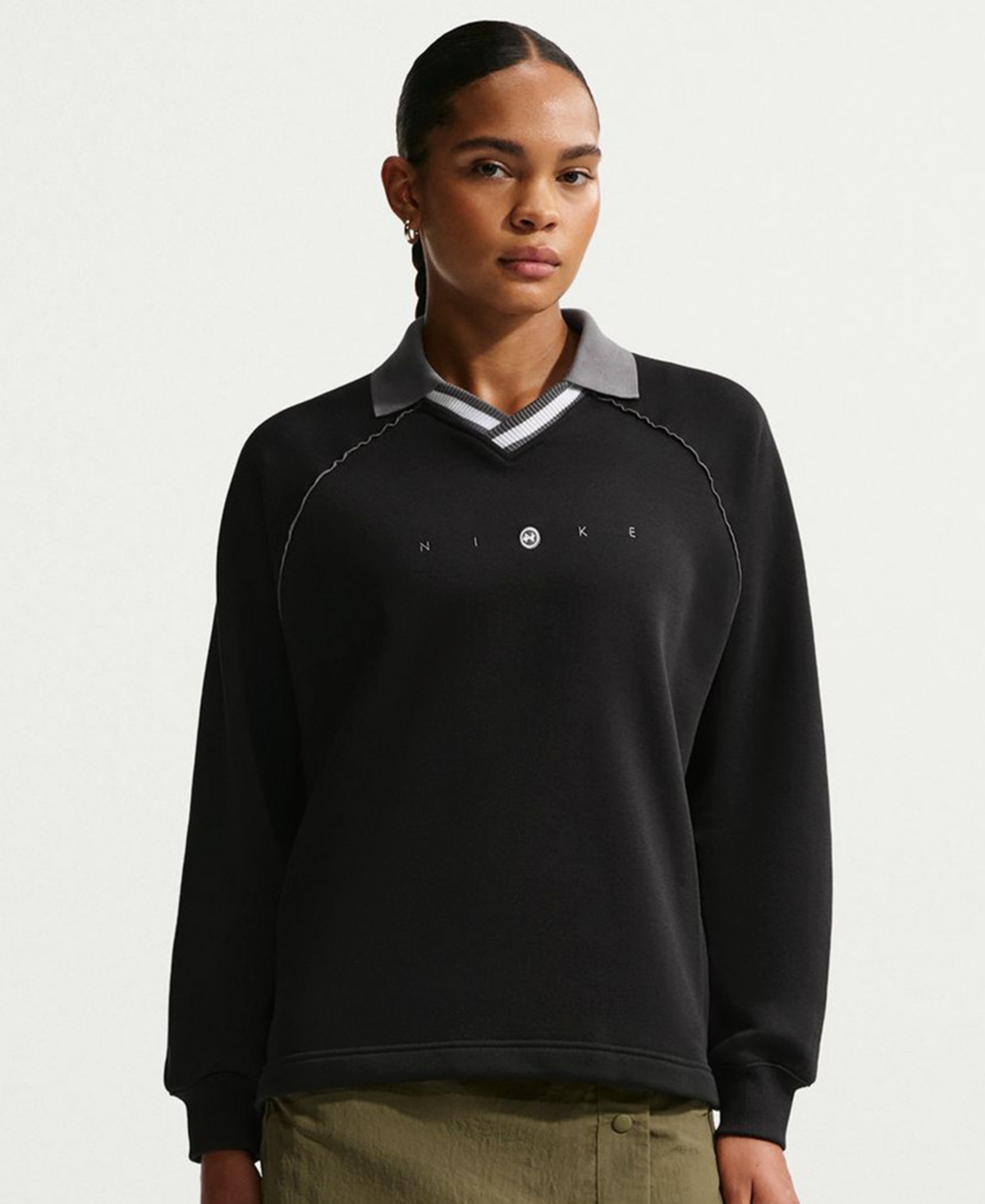 Click here for Nike Womens Sportswear Phoenix Fleece Graphic Polo... prices