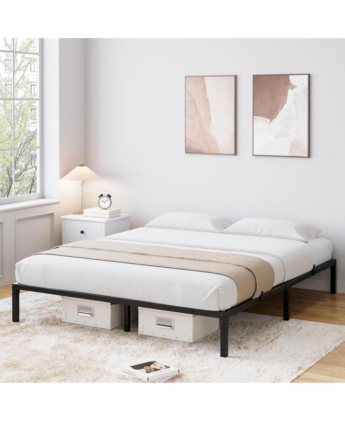 Click here for gaomon 10 Bed Frame  Heavy Duty Platform Bed with... prices