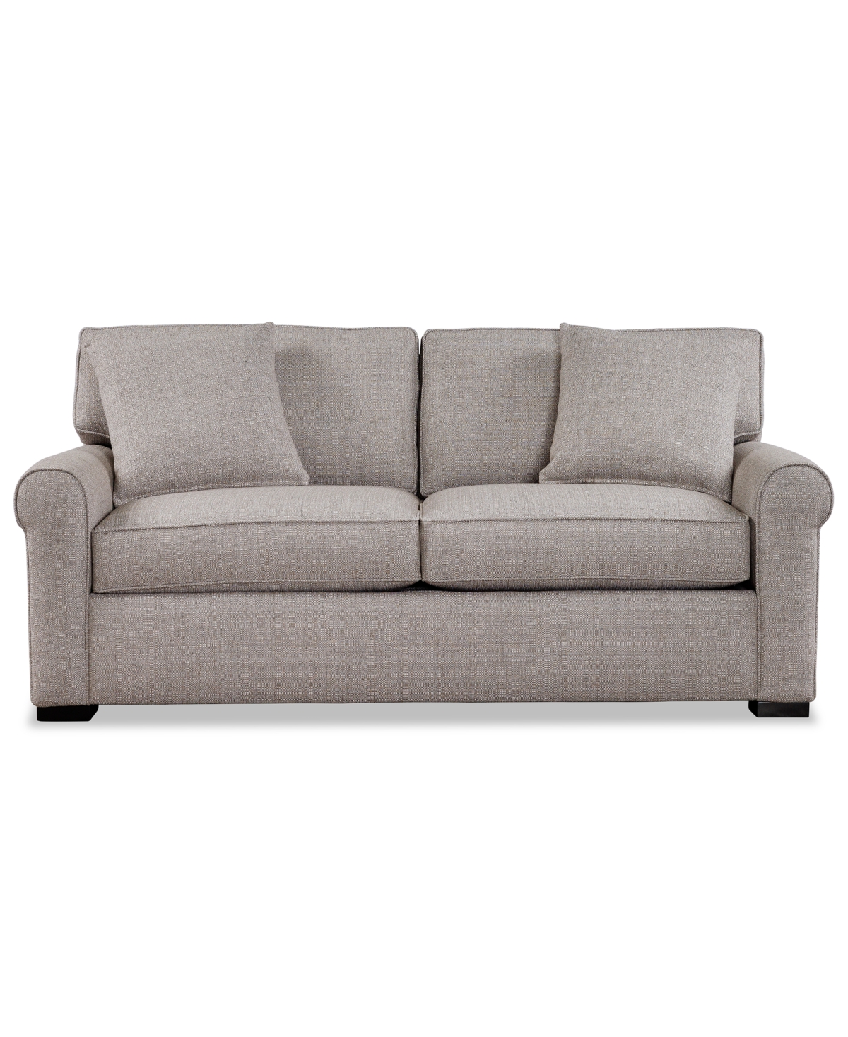 Click here for Radley Rollarm 77 Fabric Apartment Sofa - Pewter prices