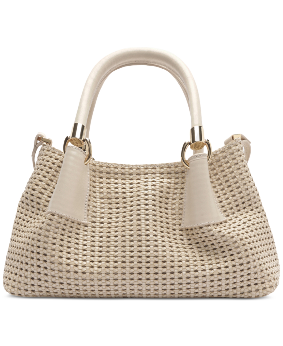 Click here for Arezzo Eva Medium Leather Tote Handbag - Panacota prices