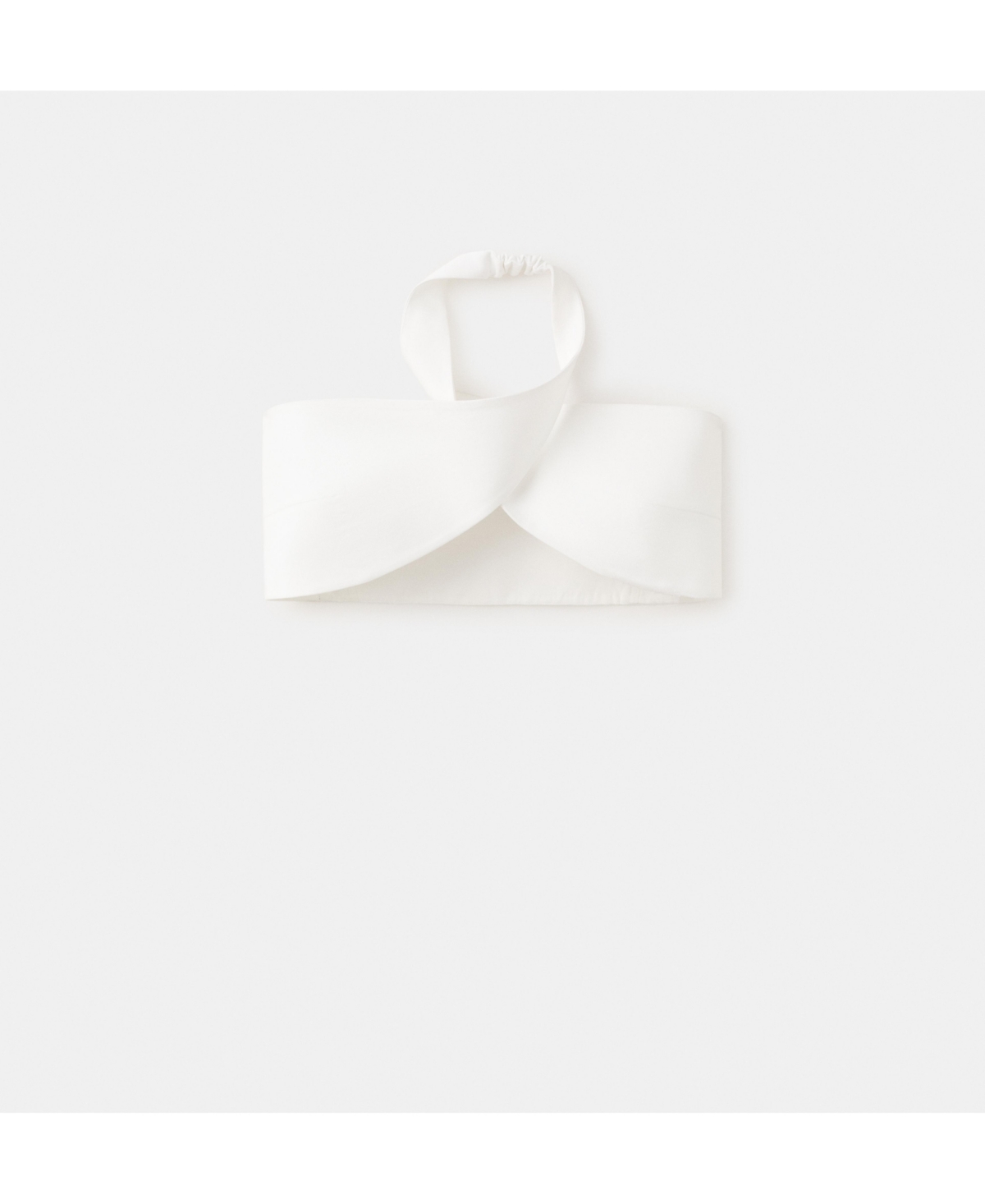 Click here for Mango Womens Wrap Crop Top - Offwhite prices