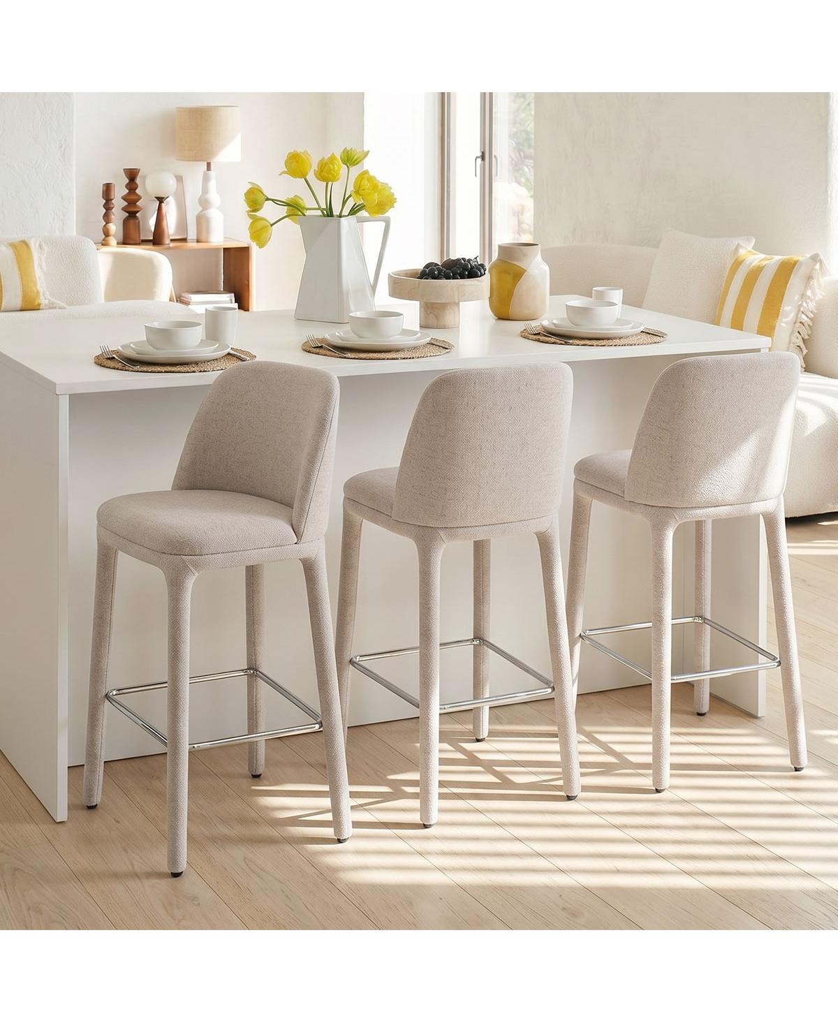 Click here for Maison Boucle Set of 3 Counter Height Stools With... prices