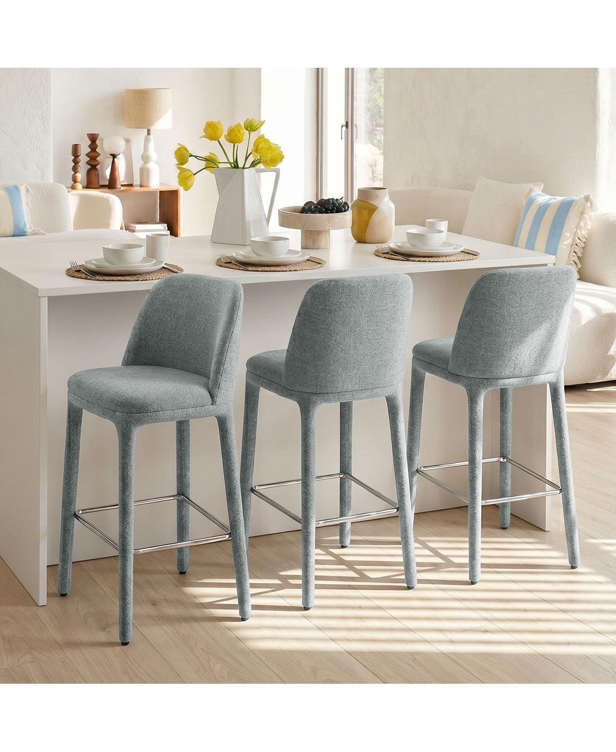 Click here for Maison Boucle Set of 3 Counter Height Stools With... prices