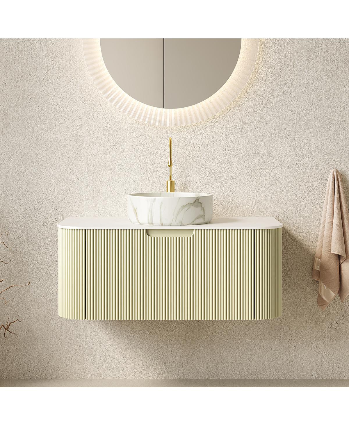 Click here for Sillysis Wall Mounted Bathroom Vanity with Sintere... prices