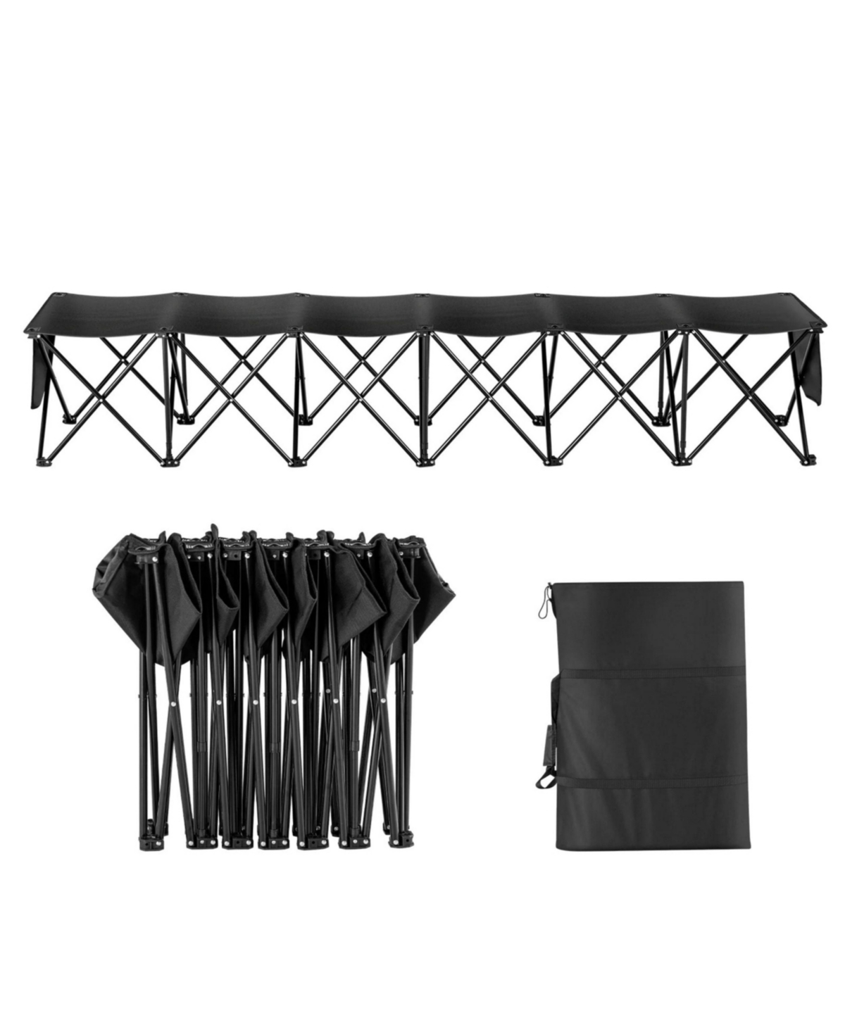 Click here for Yiortwo 6-Seat Portable Folding Sports Bench with... prices