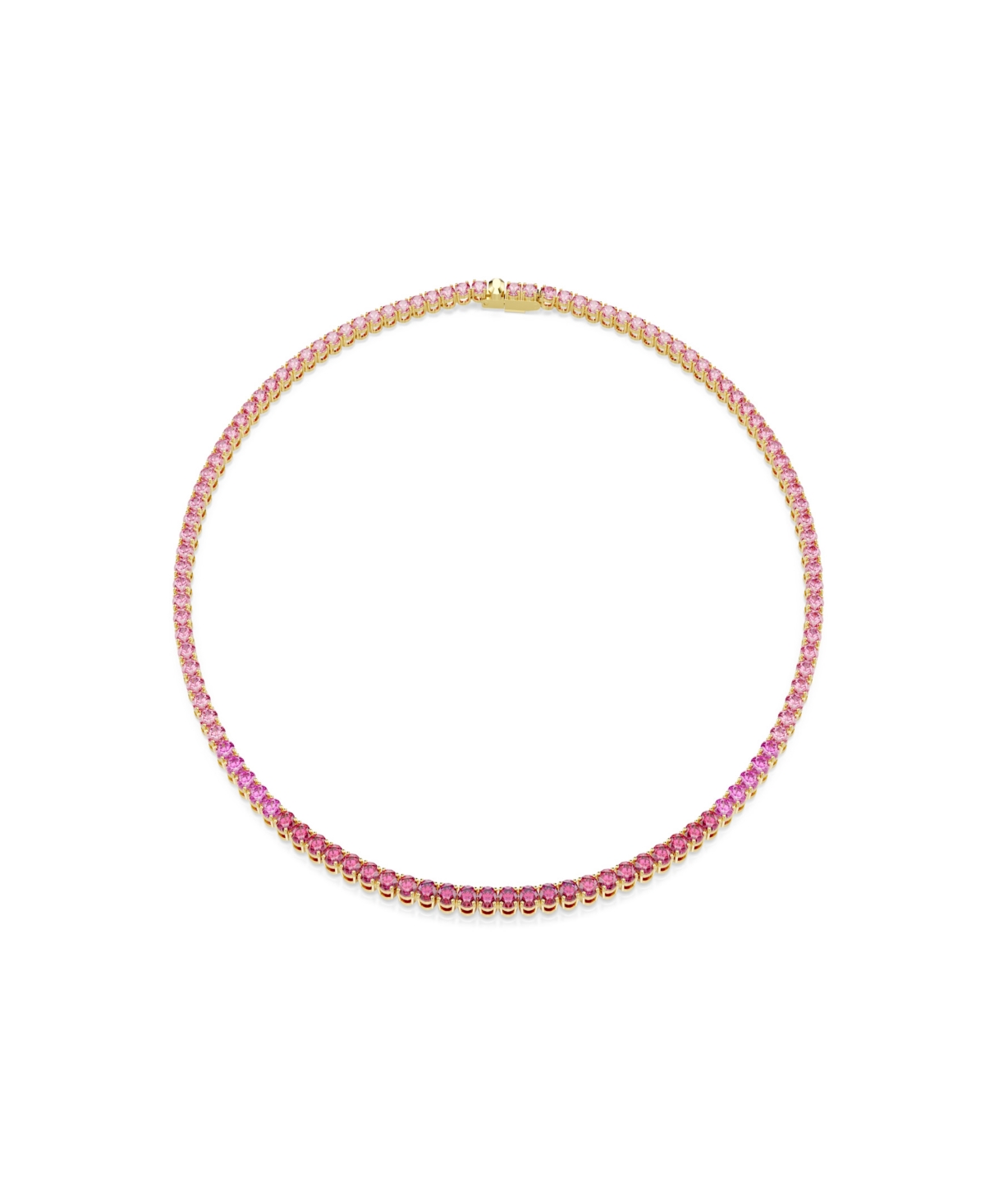 Click here for Swarovski Gold-Tone Plated Vibrant Tennis Necklace... prices