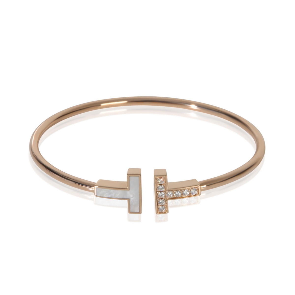 Click here for Pre-Owned Tiffany and Co Rose Gold Mother Of Pearl... prices