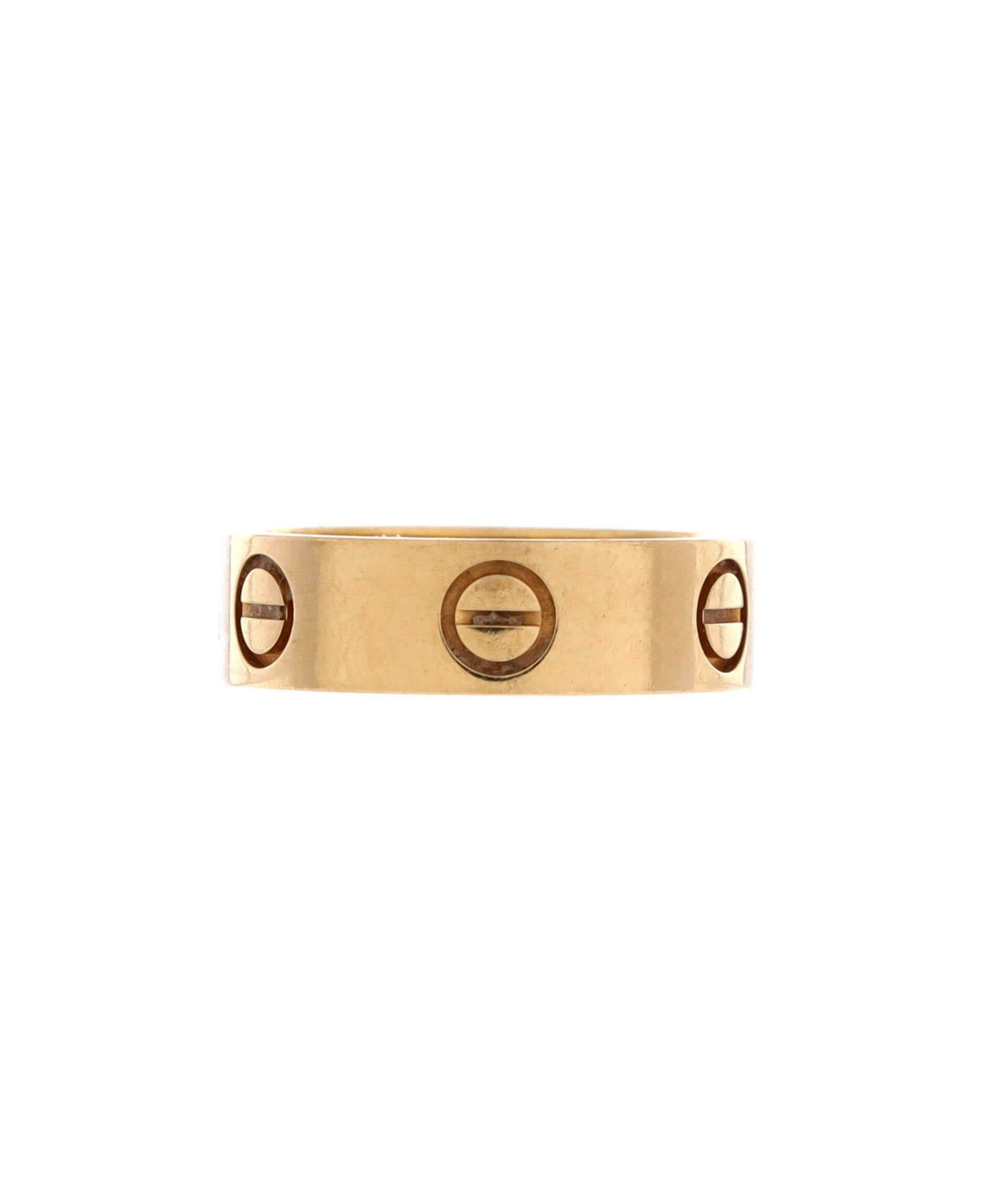 Click here for Pre-Owned Cartier Love Band Ring - 18k yellow gold prices