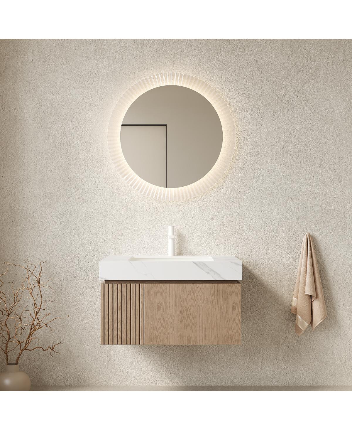 Click here for Sillysis Wall Mounted Bathroom Vanity  Sintered St... prices