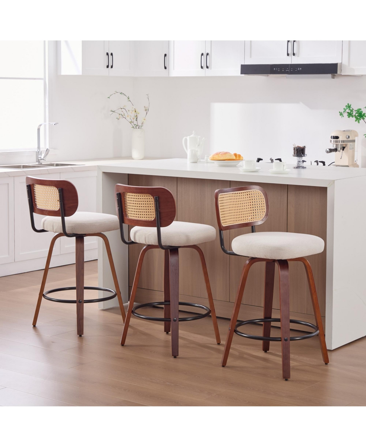 Click here for Flynama 26 Inch Set of 3 Counter Height Swivel Bar... prices
