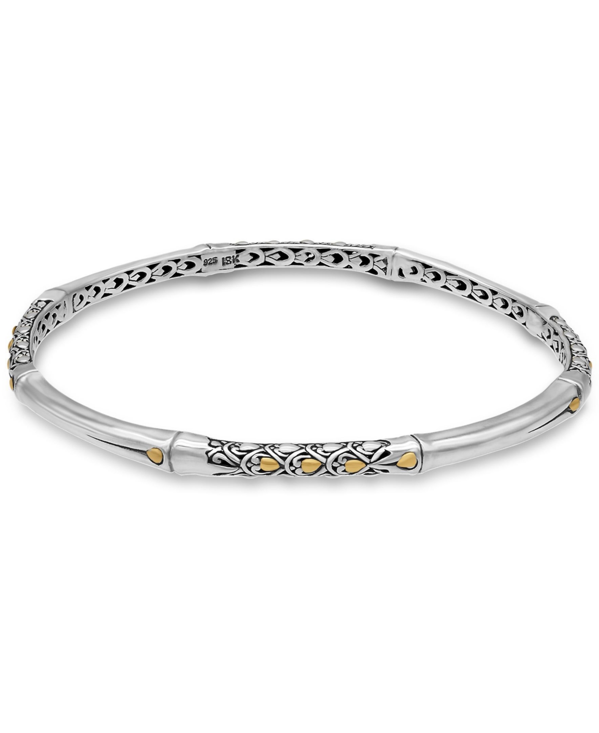 Click here for Devata Bamboo Slide-on Bangle Bracelet in Sterling... prices