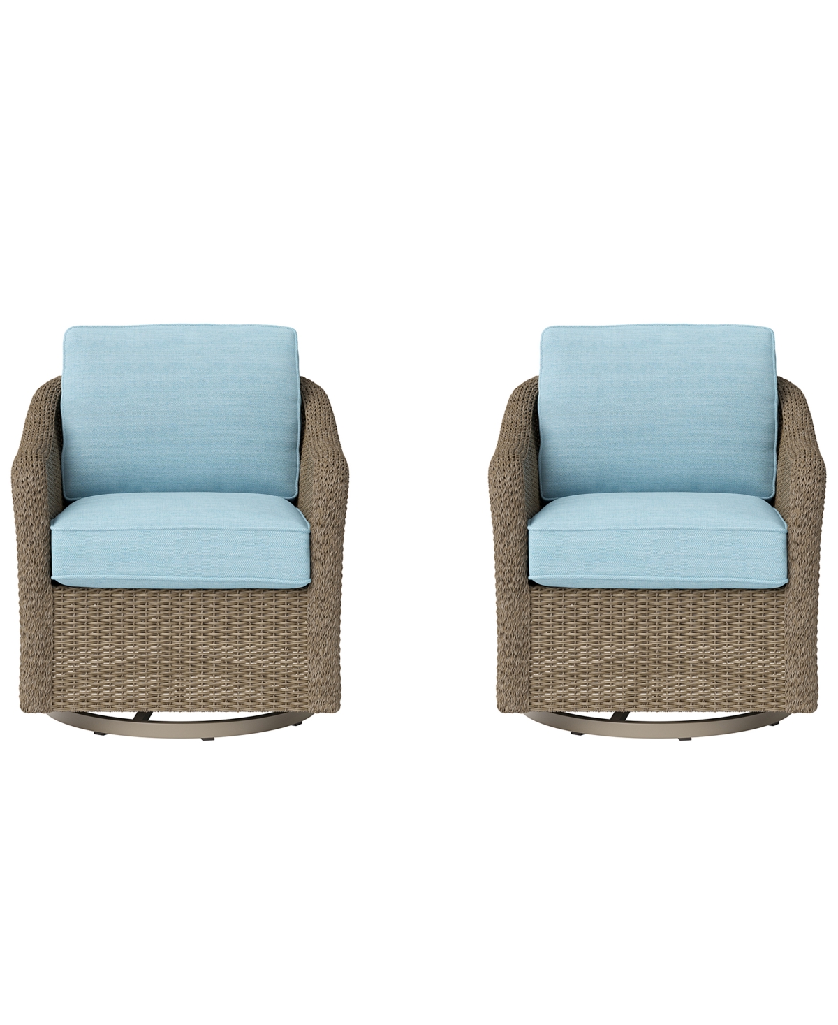 Click here for Agio 31 Sonetta 2-Piece Outdoor Swivel Glider Chai... prices