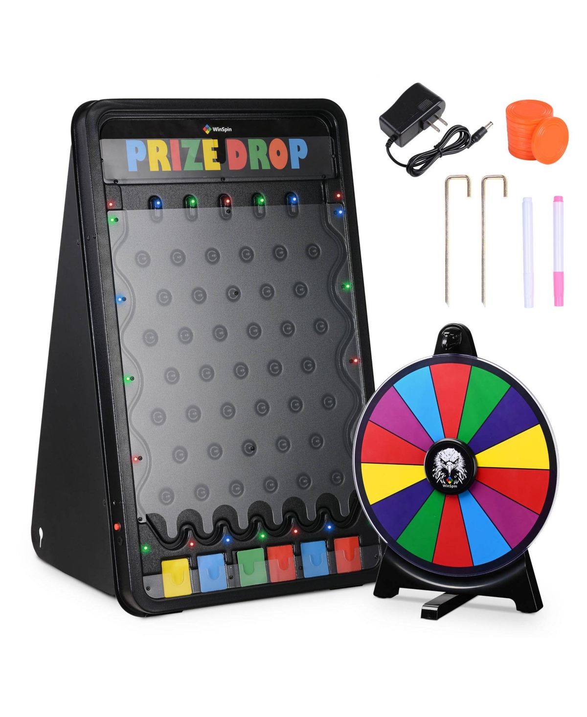 Click here for WinSpin 19x30 Prize Drop Board with Led Light and... prices
