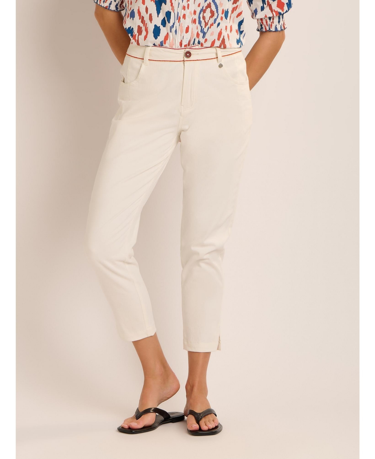 Click here for Brakeburn Womens Blake Embroidered Detail Pants -... prices