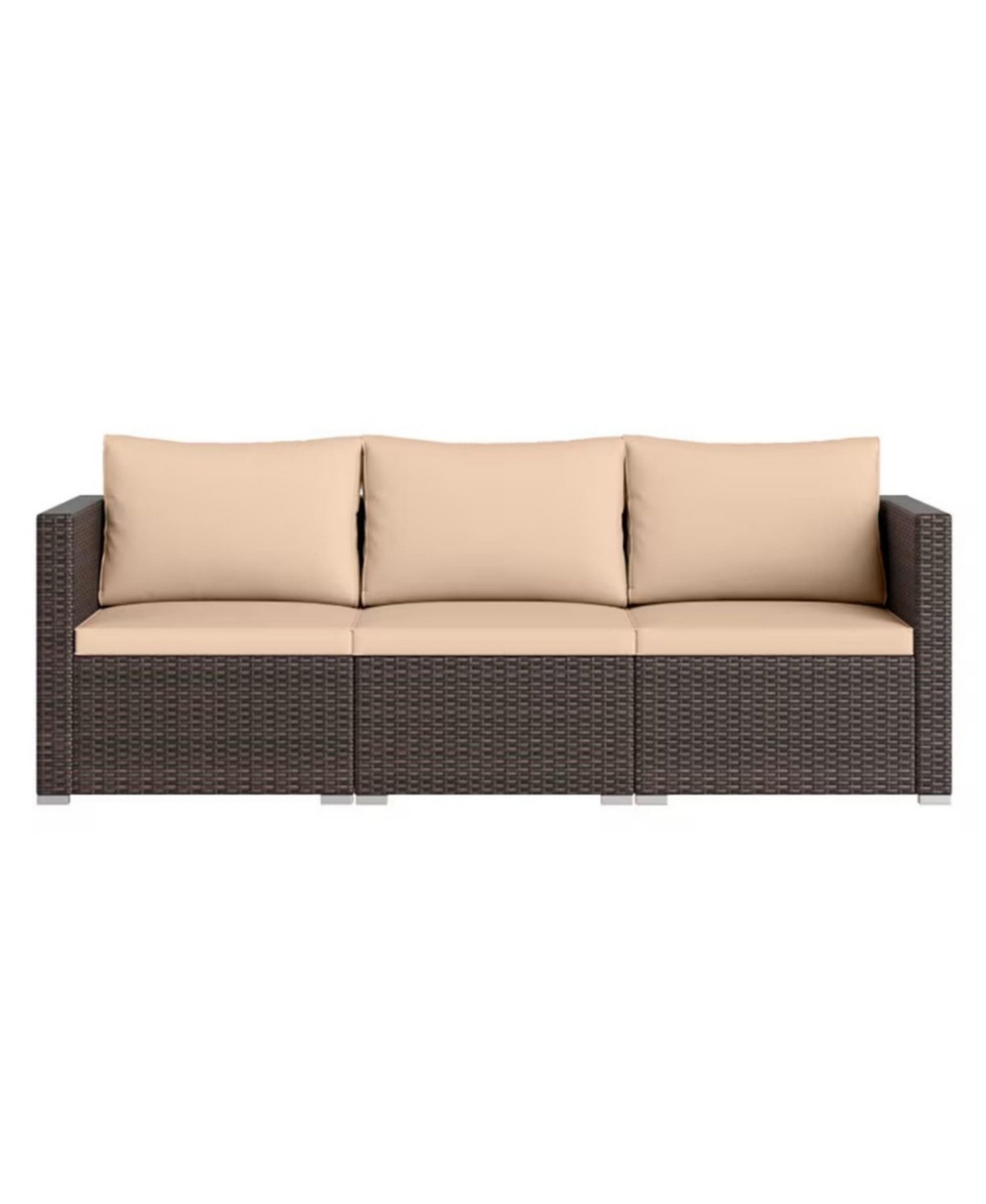 Click here for Yiortwo 3-Piece Patio Sectional Sofa Set  Pe Ratta... prices