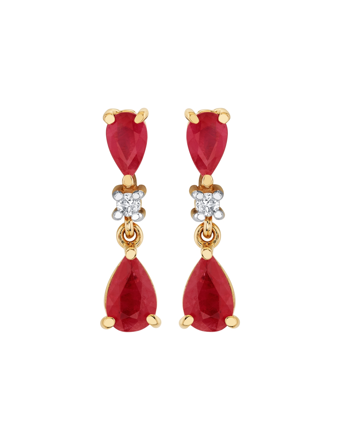 Click here for Macys Ruby (1-5/8 ct. t.w.) & Diamond Accent Drop... prices