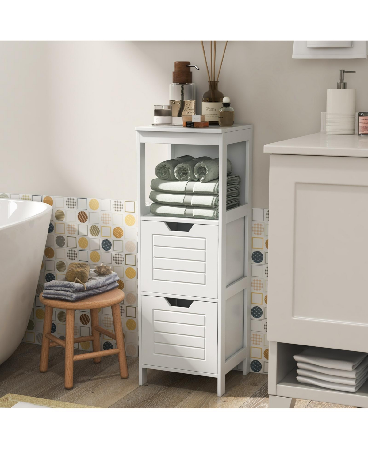 Click here for sumyeg Floor Cabinet Multifunction Storage Rack St... prices