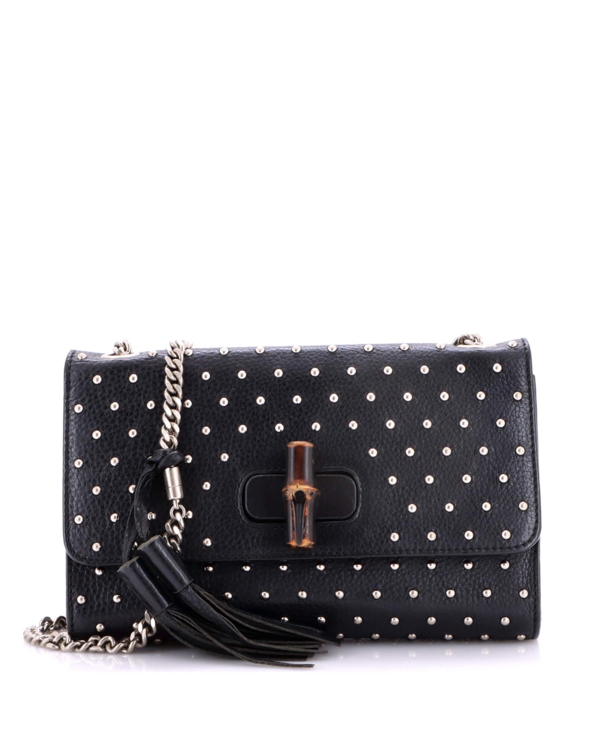 Click here for Pre-Owned Gucci Medium Miss Bamboo Shoulder Bag St... prices
