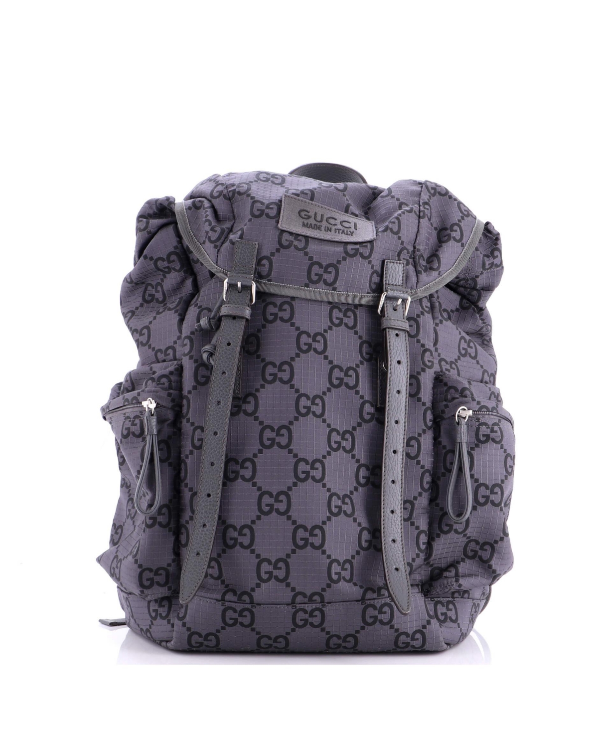 Click here for Pre-Owned Gucci Large Ripstop Backpack Gg Fabric a... prices