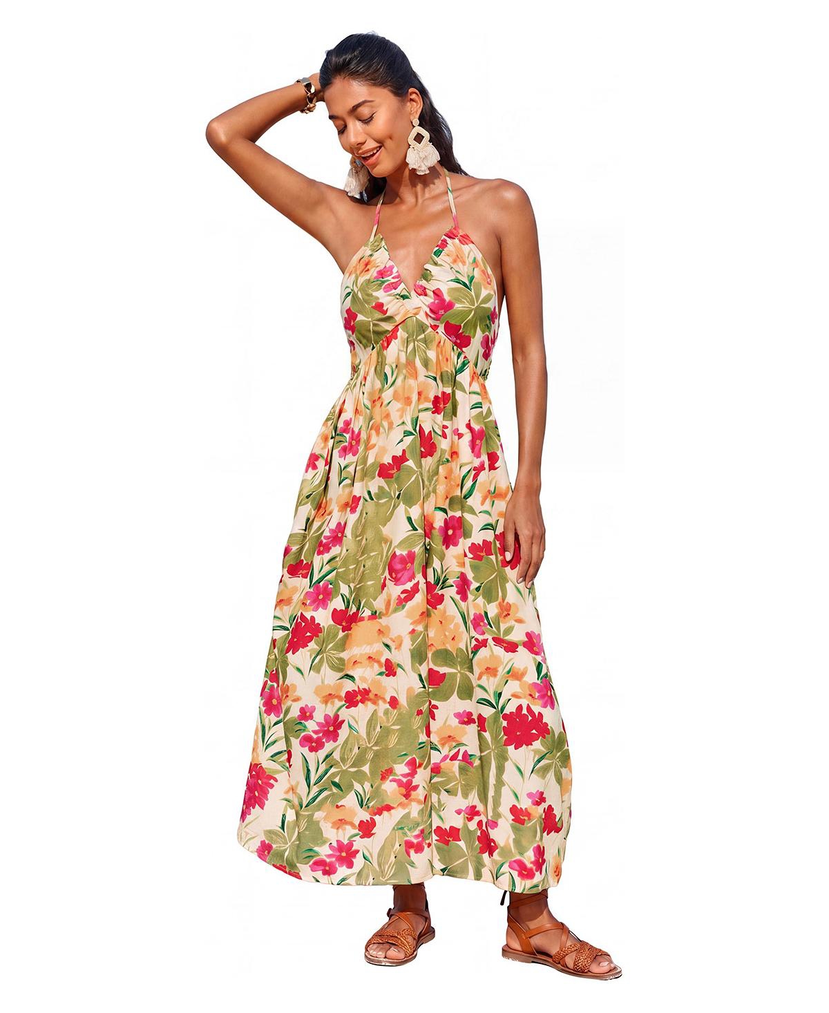 Click here for Cupshe Womens Stay for Sunset Tropical Maxi Beach... prices