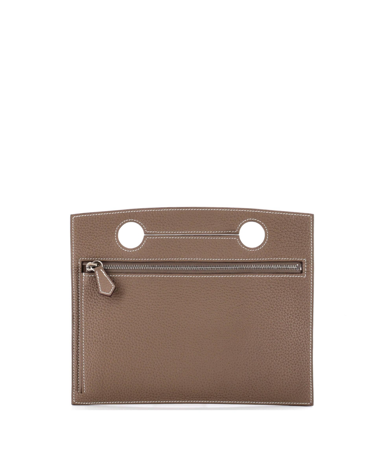 Click here for Pre-Owned HERMES 20 Backpocket Pouch Togo - Brown prices