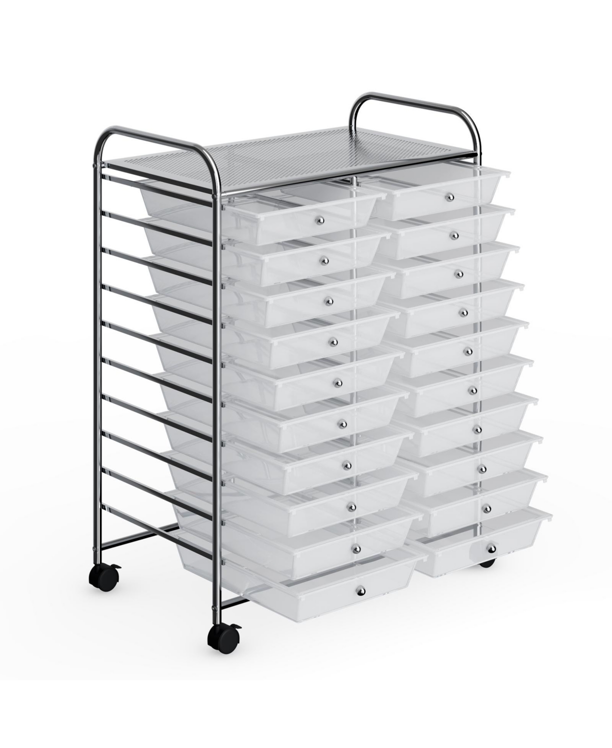 Click here for Gouun 20 Drawers Cart Studio Organizer - White prices