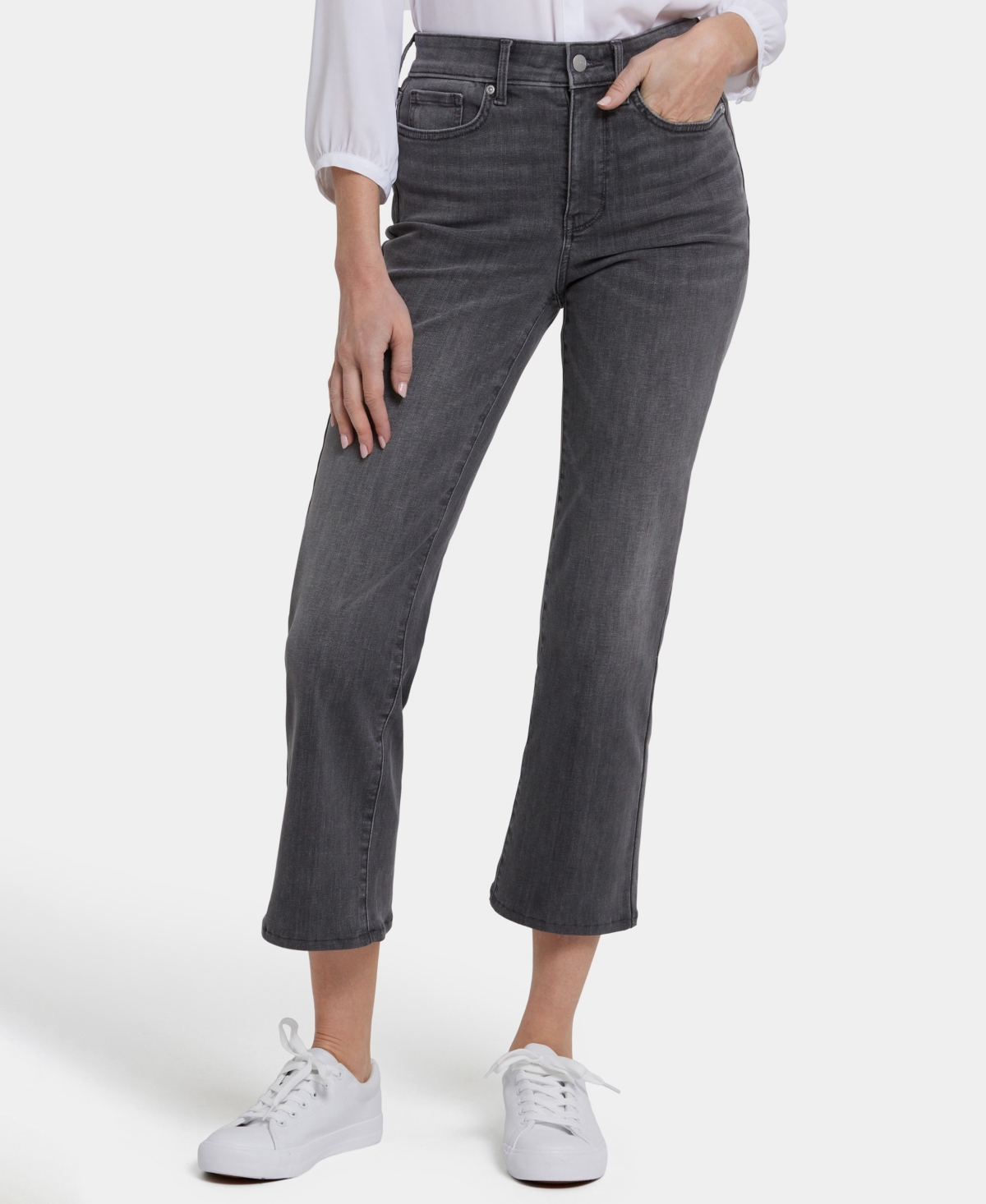 Click here for Nydj Womens High-Rise Marilyn Straight Ankle Jeans... prices