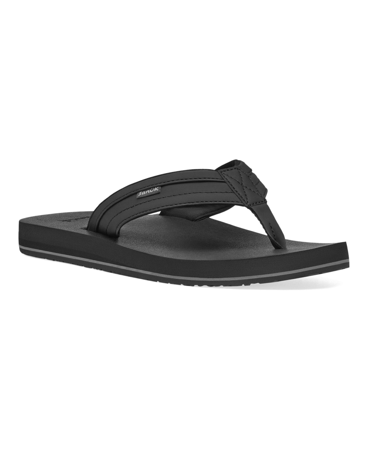 Click here for Sanuk Mens Ziggy Softest Slip-On Sandals - Black prices