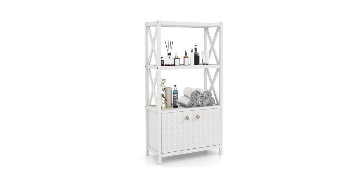 Click here for Volenca Bathroom Storage Cabinet with Open Shelves... prices