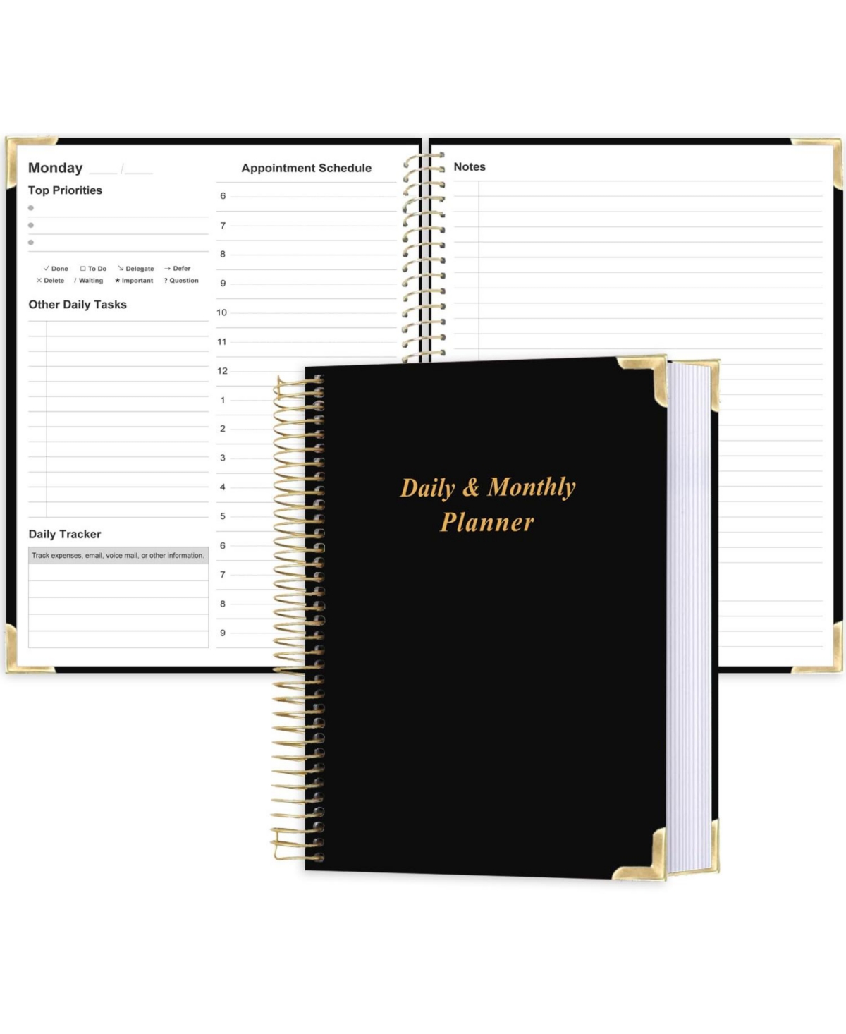 Click here for Gnuadz Undated Daily Monthly Planner Spiral Bound... prices