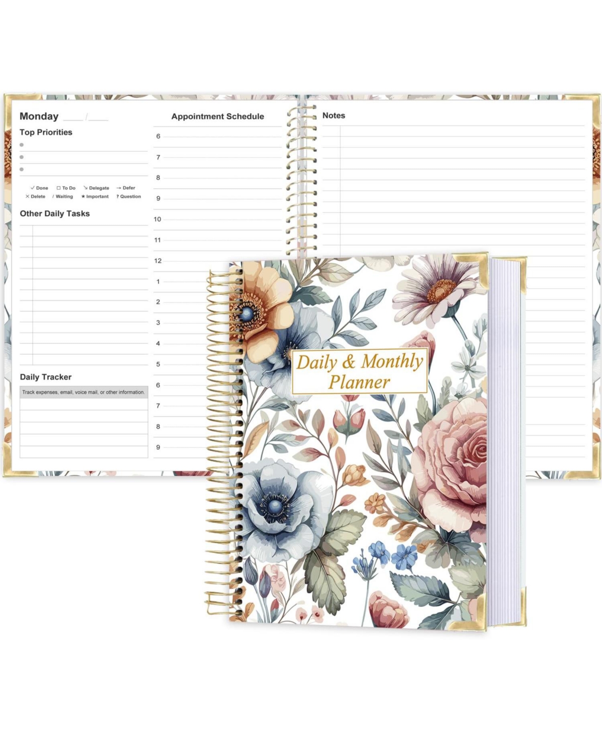 Click here for Gnuadz Undated Daily Monthly Planner Spiral Bound... prices