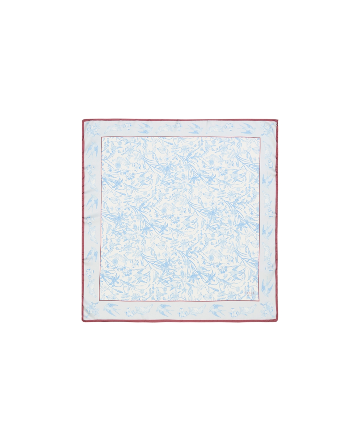 Click here for Fable England Womens Bunny Square Scarf - Blue prices