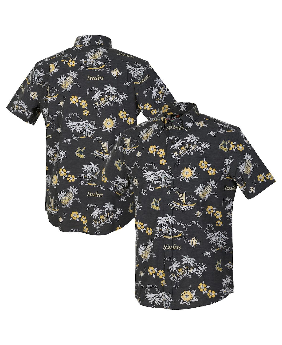 Click here for Reyn Spooner Mens Black Pittsburgh Steelers Throwb... prices