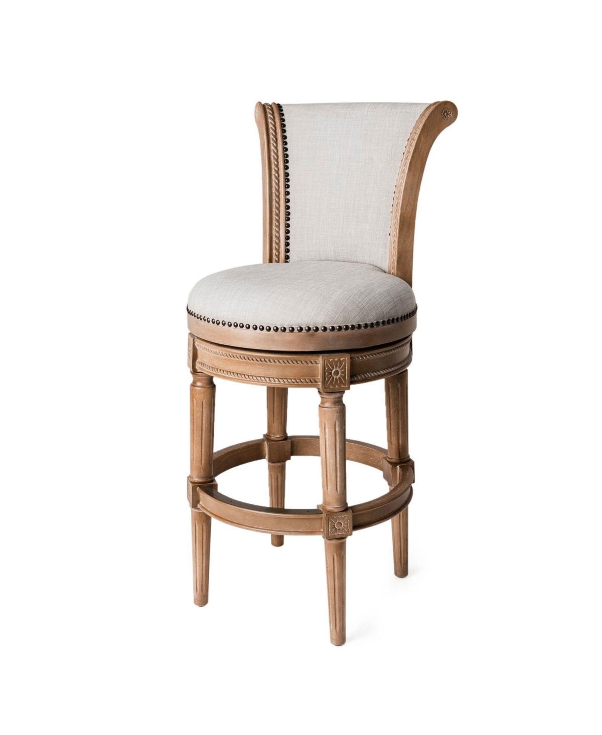 Click here for Maven Lane 31 Pullman Bar Stool Finish with Faux L... prices