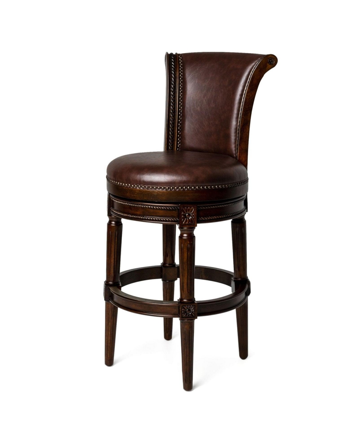 Click here for Maven Lane 31 Pullman Bar Stool Finish with Faux L... prices