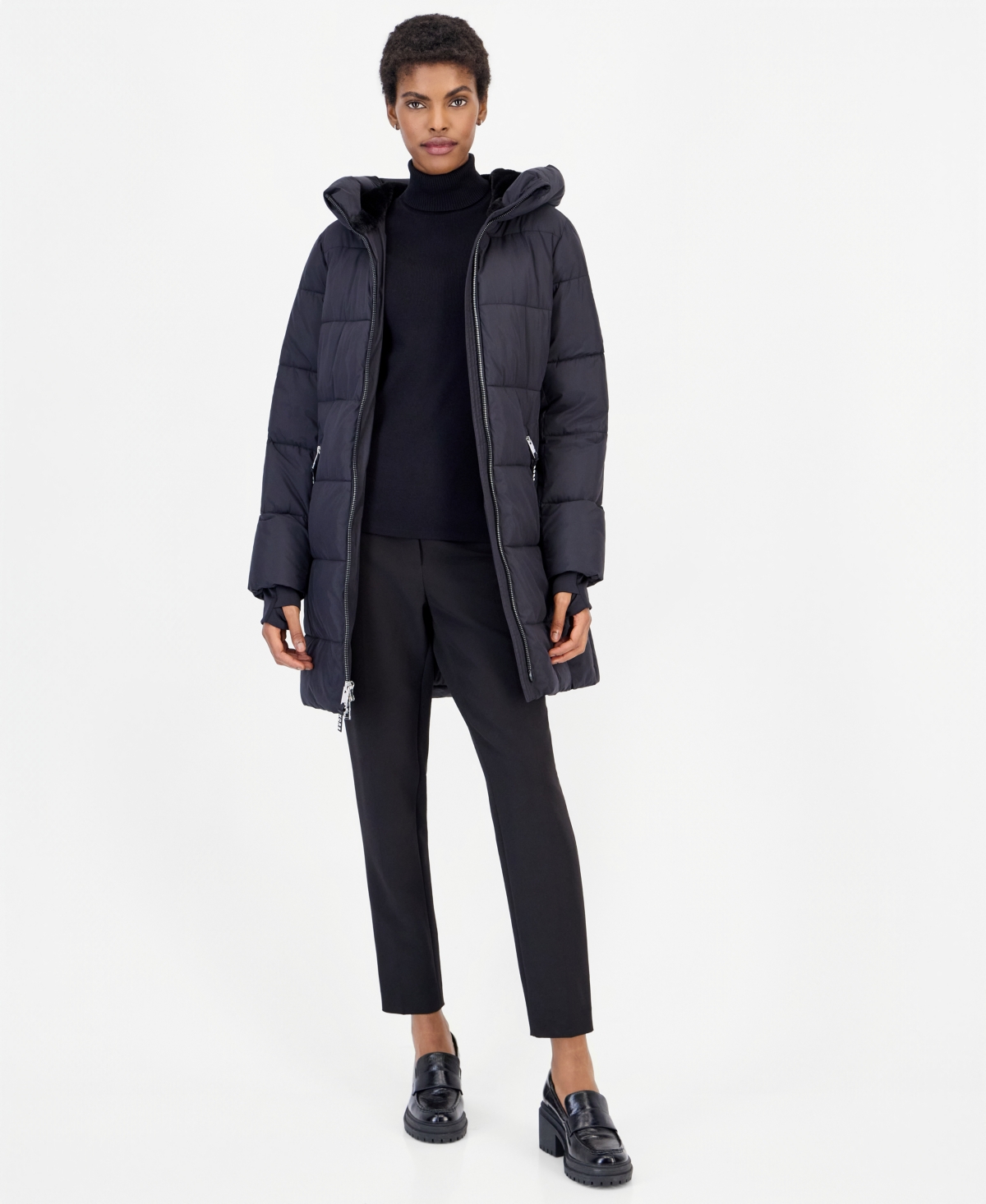 Click here for Michael Kors Womens Puffer Hooded Coat  Created fo... prices