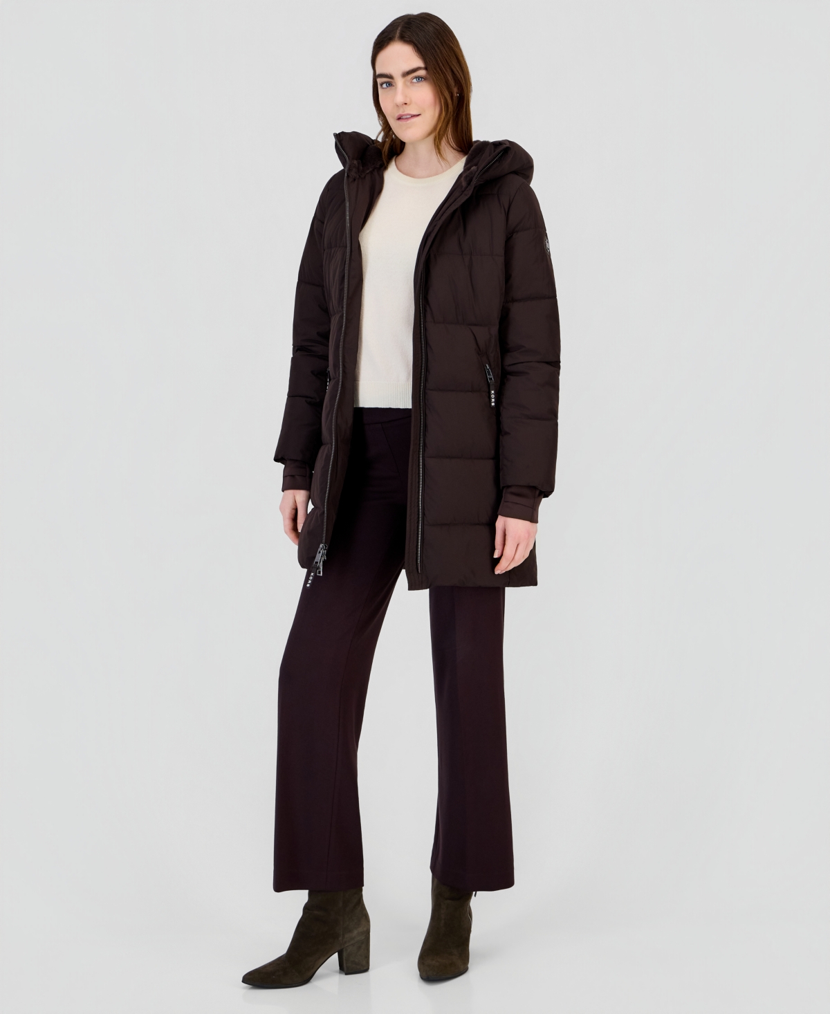 Click here for Michael Kors Womens Puffer Hooded Coat  Created fo... prices