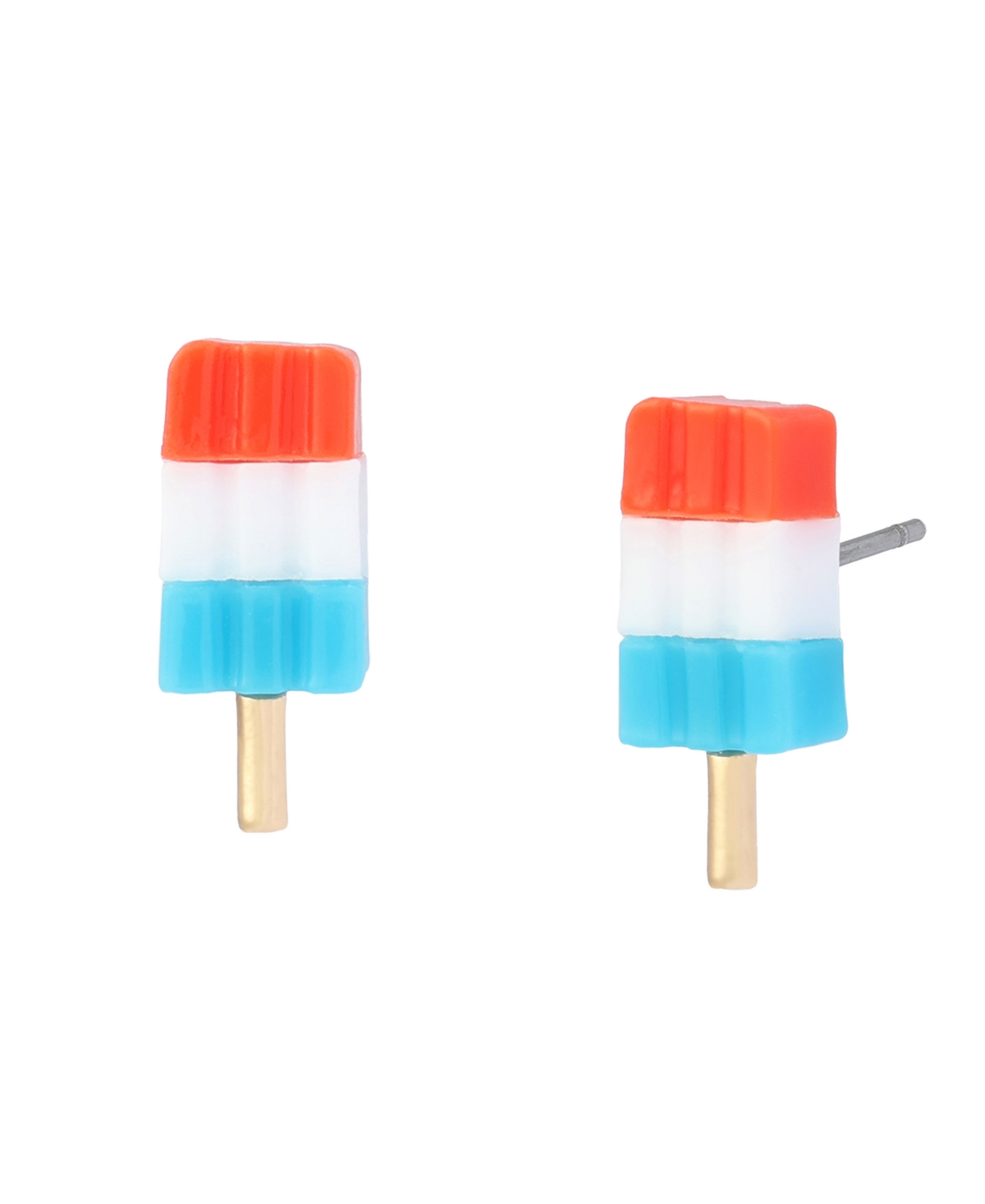 Click here for Betsey Johnson Blue Americana Popsicle Stud Earrin... prices