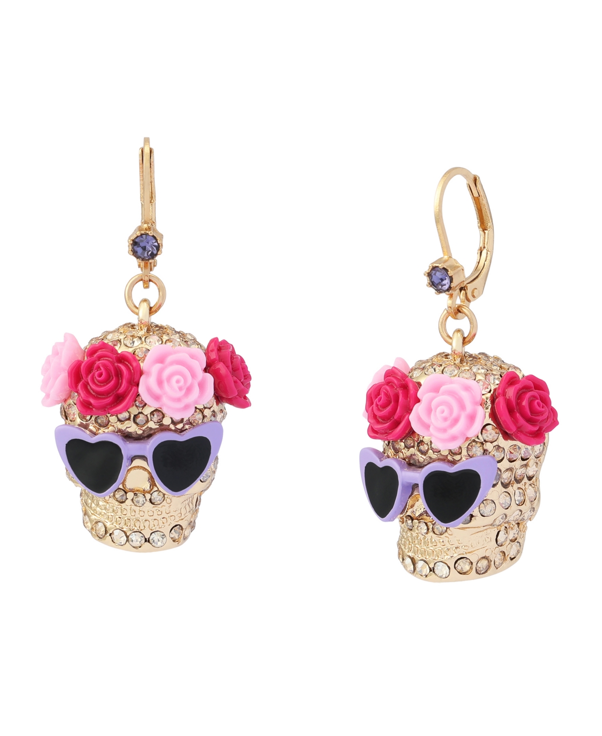 Click here for Betsey Johnson Faux Stone Spooky Summer Flower Cro... prices