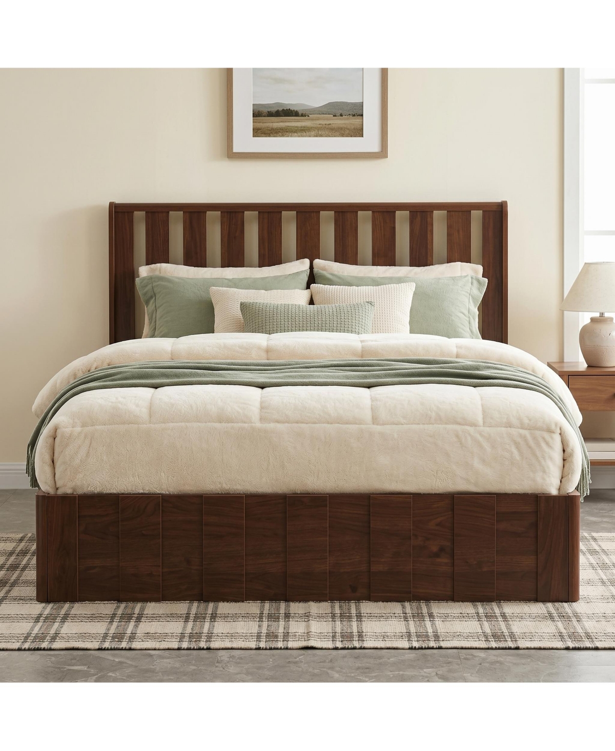 Click here for homfan All Size Platform Bed Frame with Wood Slats... prices