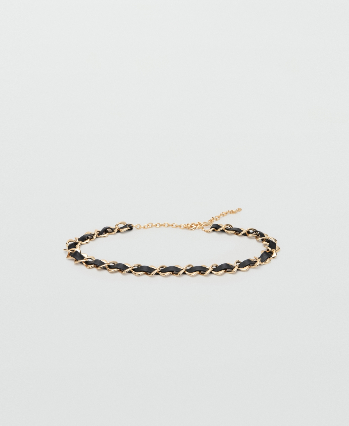 Click here for Mango Womens Combined Chain-Link Belt - Gold prices
