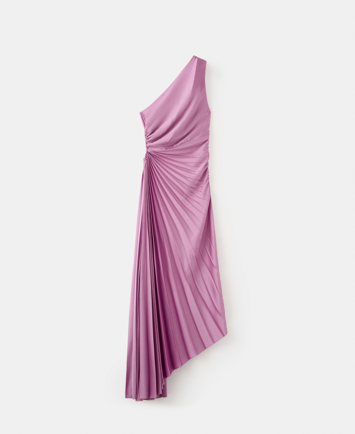Click here for Mango Womens Slit Detail Pleated Asymmetrical Dres... prices