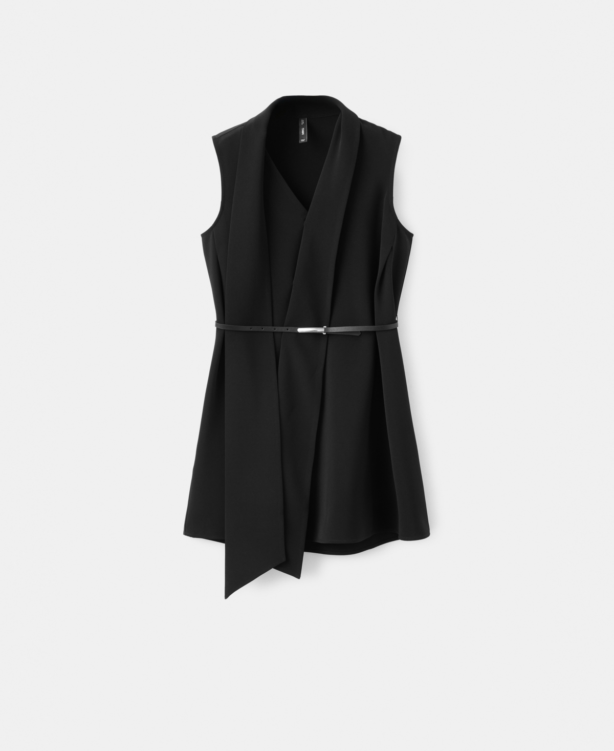 Click here for Mango Womens Foulard And Belt Dress - Black prices