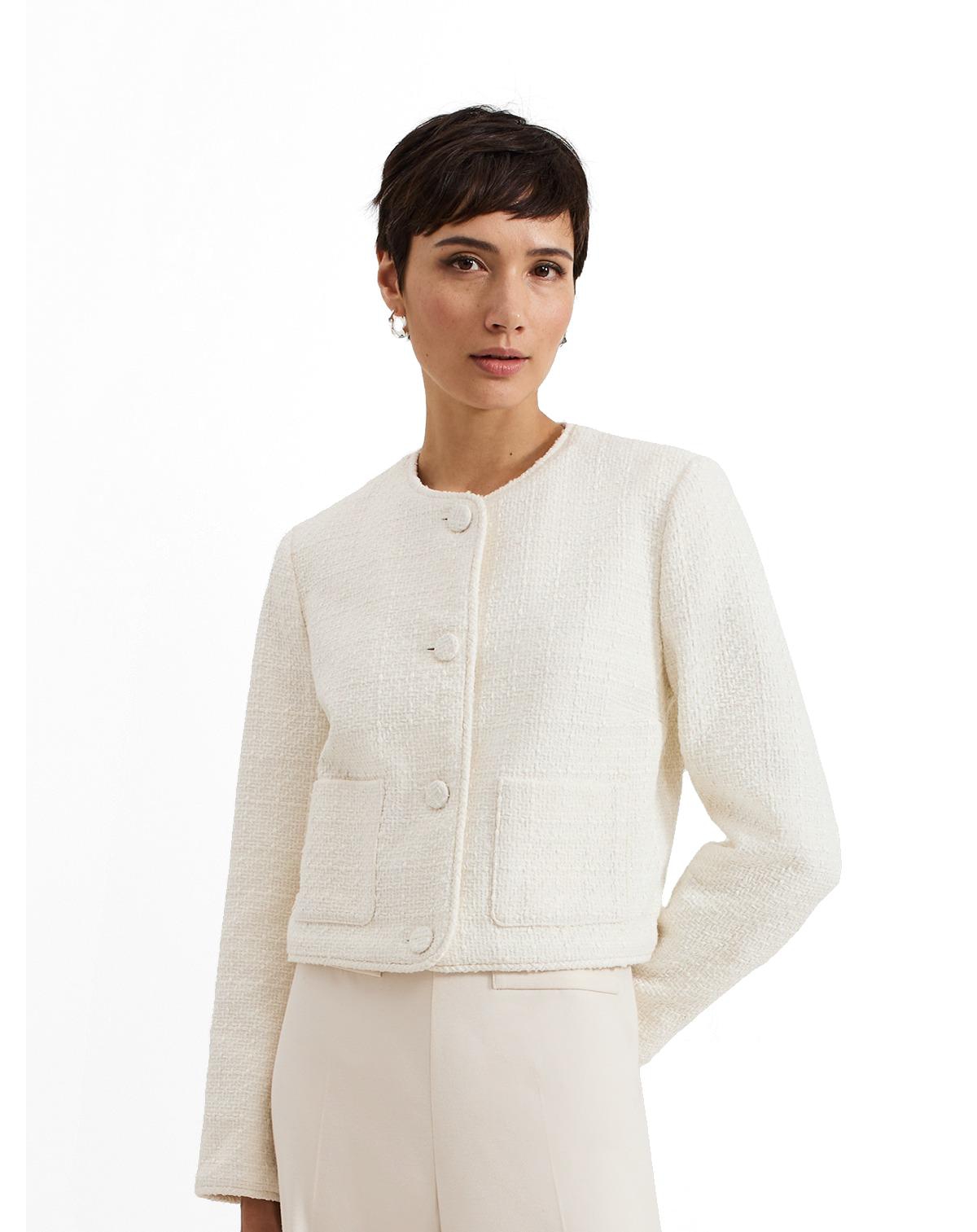 Click here for Phase Eight Womens Ripley Boucle Jacket - Natural... prices