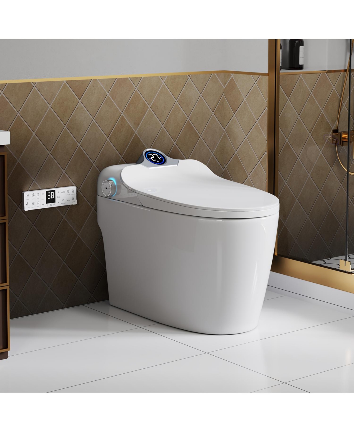 Click here for Casainc Ada Height Smart Commode with Foot Sensor... prices